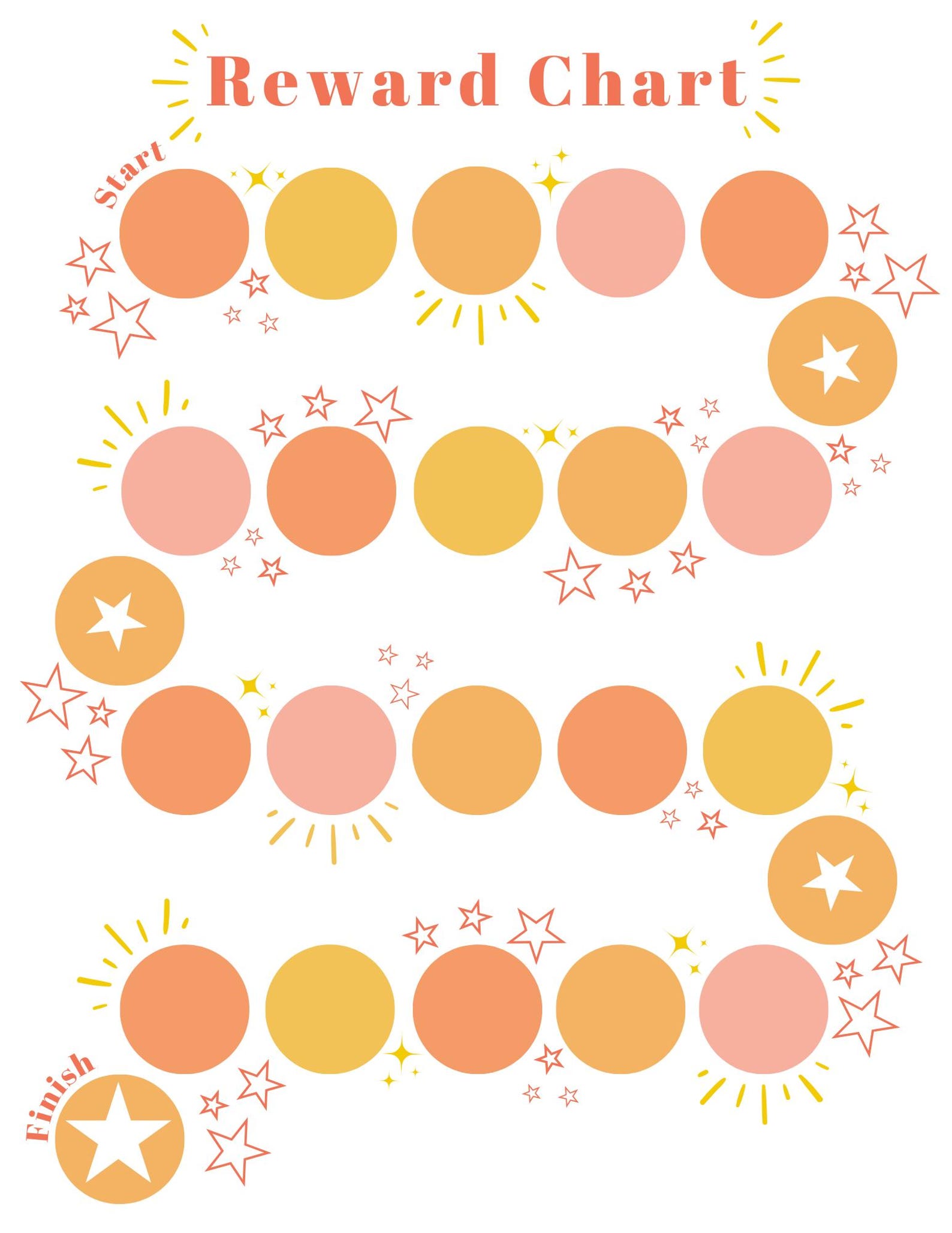 Kids Printable Reward Chart, Kids Behavior Chart, Toddler Reward Chart ...