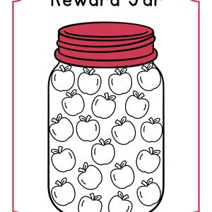 Reward Jar Printable Bundle, Reward Chart, Toddler Reward Jar, Kid ...