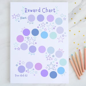 Kids Printable Reward Chart, Kids Behavior Chart, Toddler Reward Chart ...