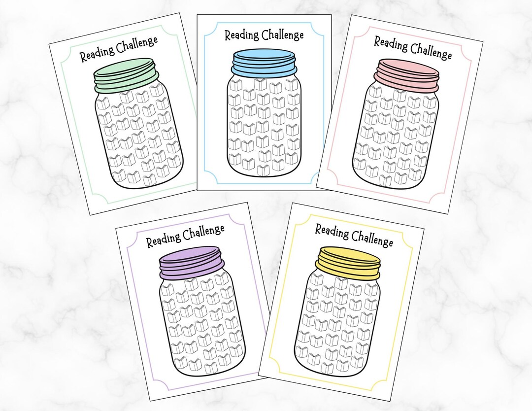 30 Book Reading Challenge | Reading Log | Book Log | Reading Tracker ...