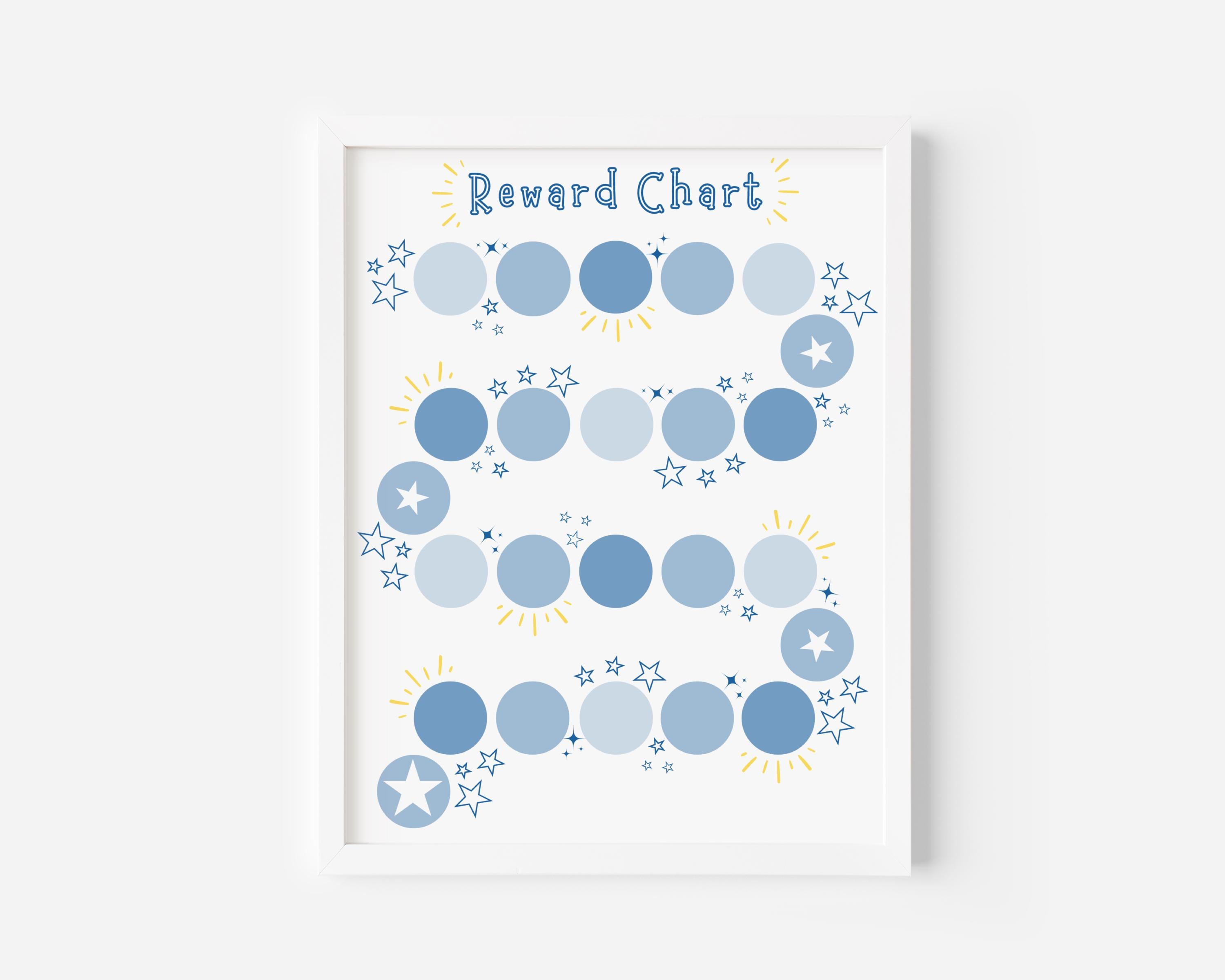 Kids Printable Reward Chart, Toddler Reward Chart, Sticker Chart, Kids Star Chart, Positive ...