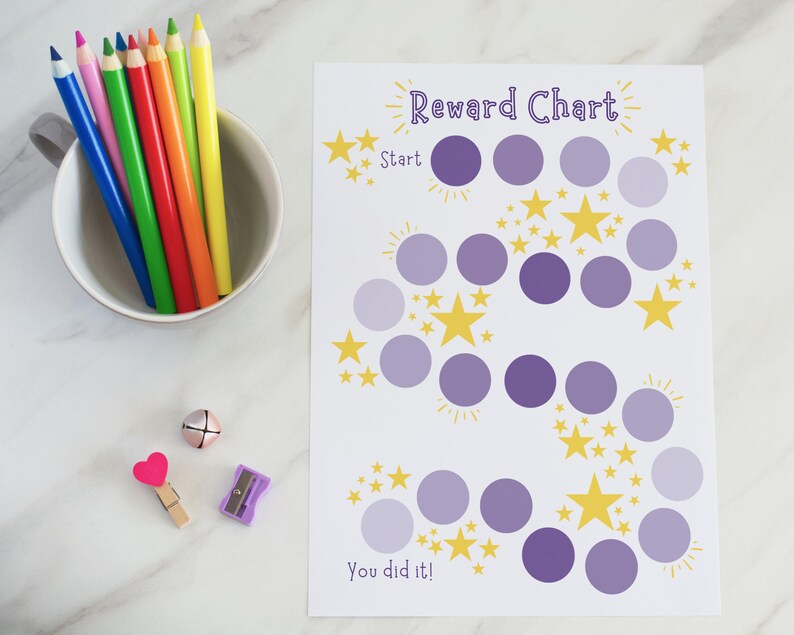 Kids Printable Reward Chart, Kids Behavior Chart, Toddler Reward Chart ...