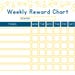 Weekly Reward Chart Printable, Kids Reward Chart, Toddler Printable ...