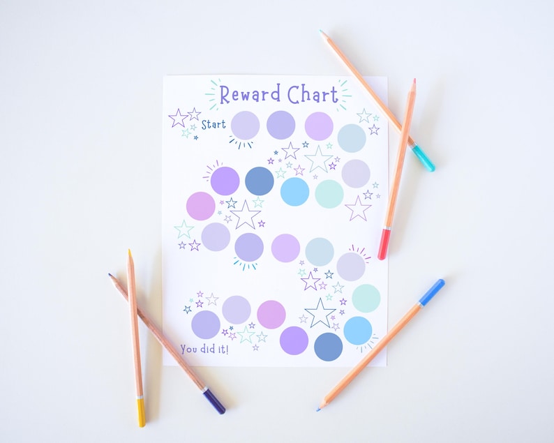 Kids Printable Reward Chart, Kids Behavior Chart, Toddler Reward Chart ...