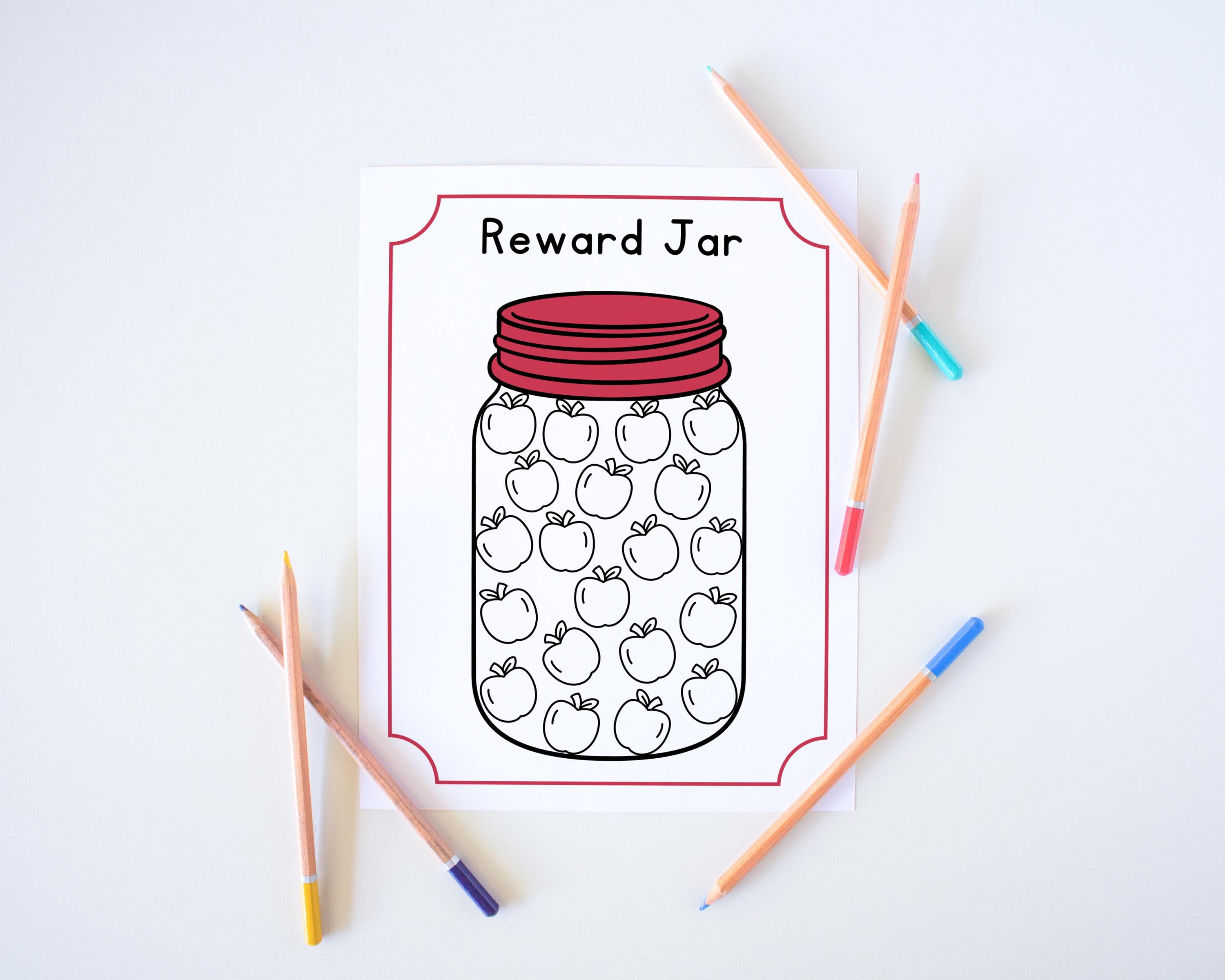 Reward Jar Printable Bundle, Reward Chart, Toddler Reward Jar, Kid ...