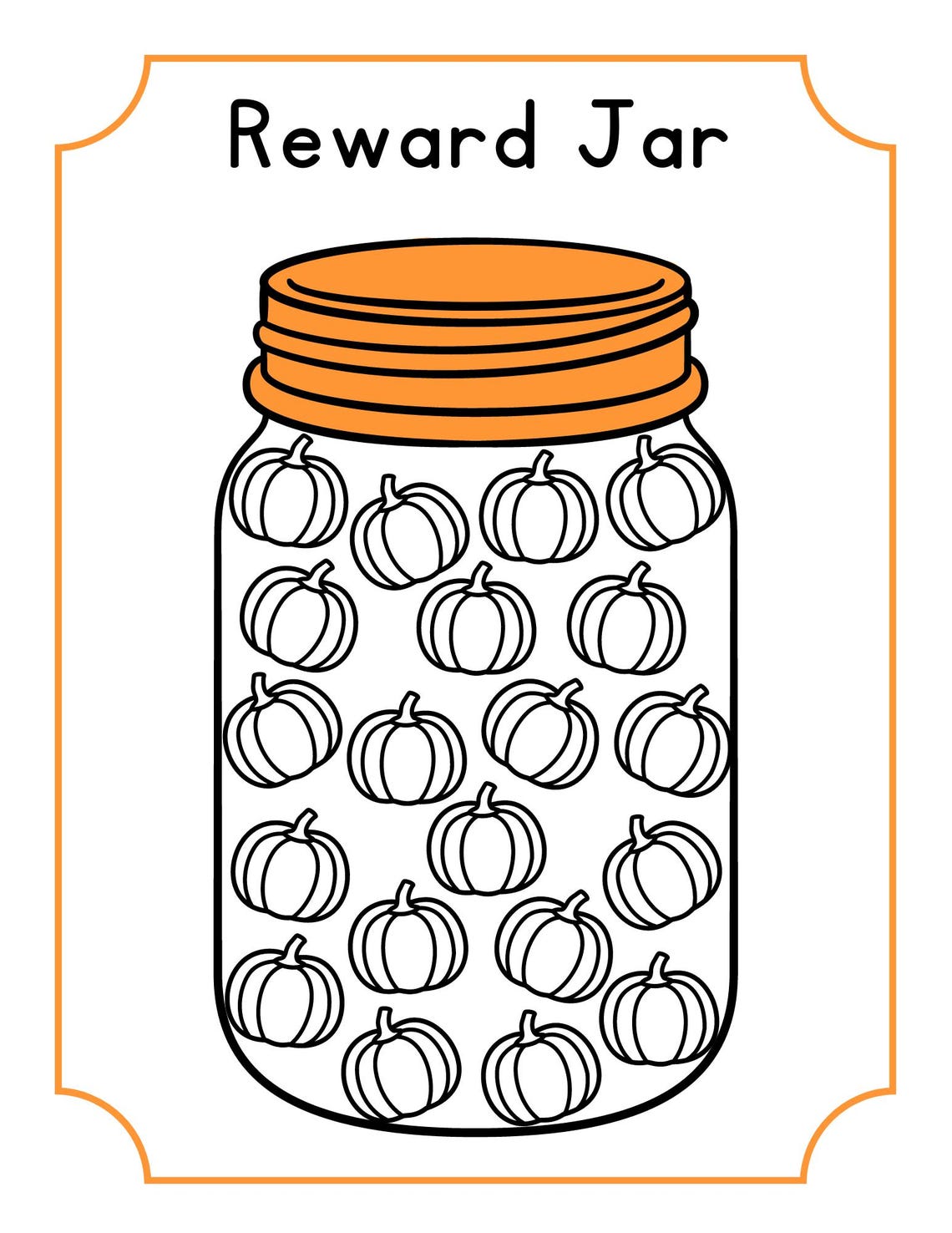 Reward Jar Printable Bundle, Reward Chart, Toddler Reward Jar, Kid ...