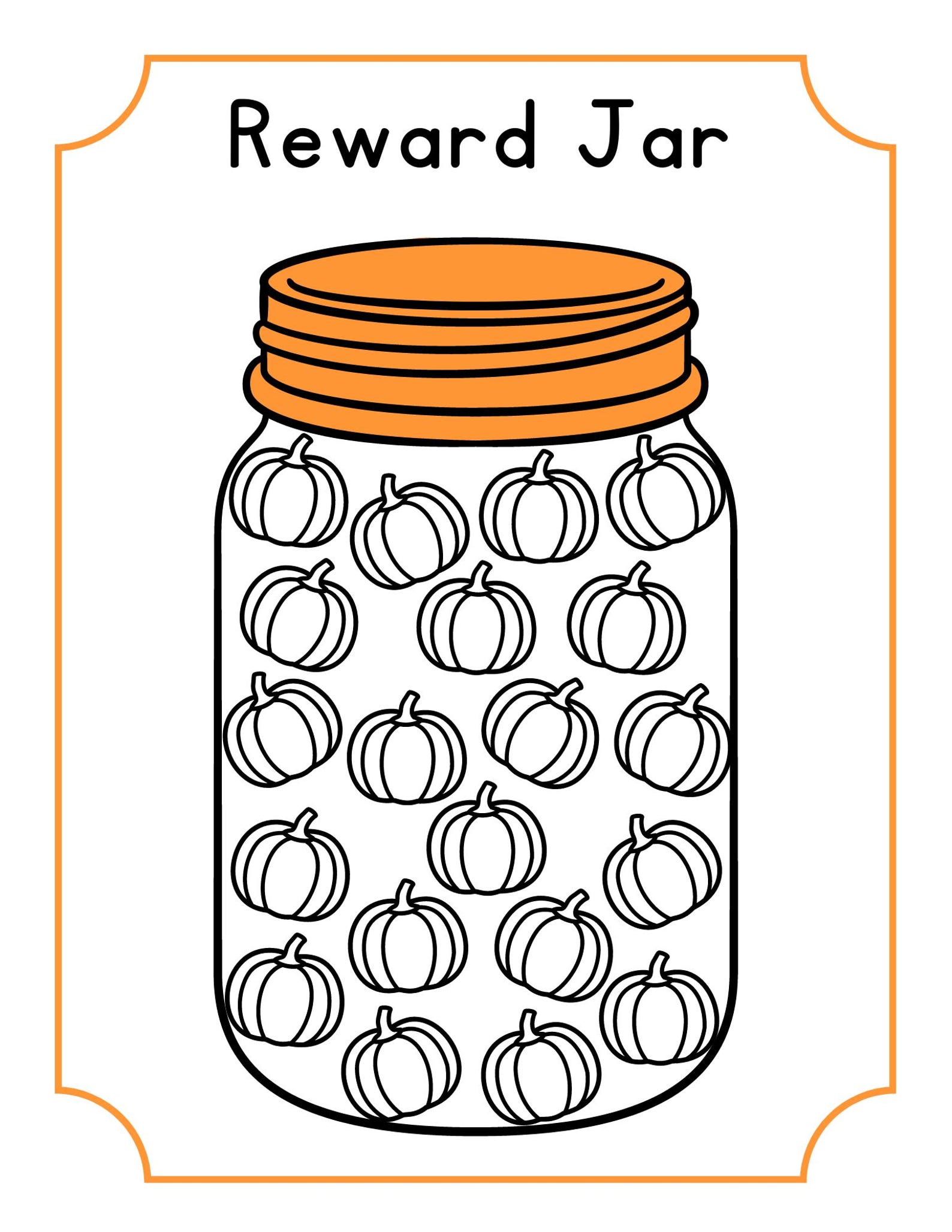 Reward Jar Printable Bundle, Reward Chart, Toddler Reward Jar, Kid ...