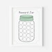 20 Marbles Kids Printable Marble Jar, Kids Reward Jar Printable, Kids ...