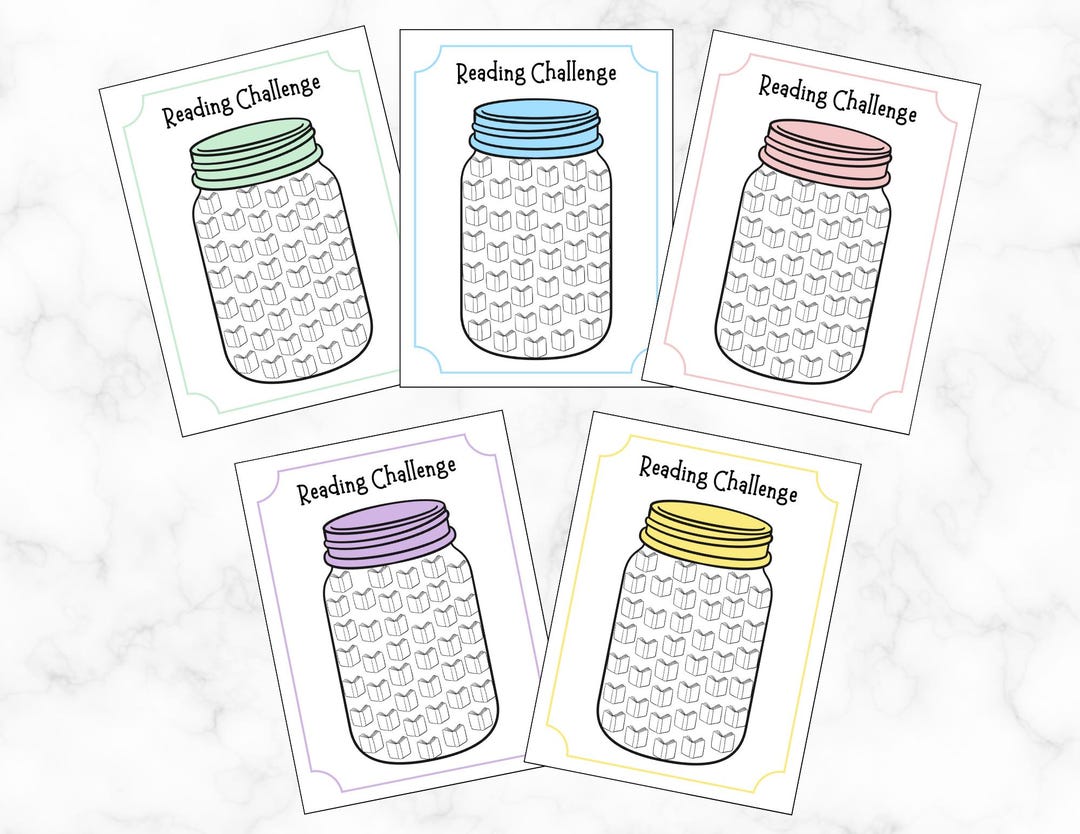 40 Book Reading Challenge | Reading Log | Book Log | Reading Tracker ...