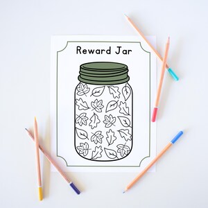 Reward Jar Printable Bundle, Reward Chart, Toddler Reward Jar, Kid ...