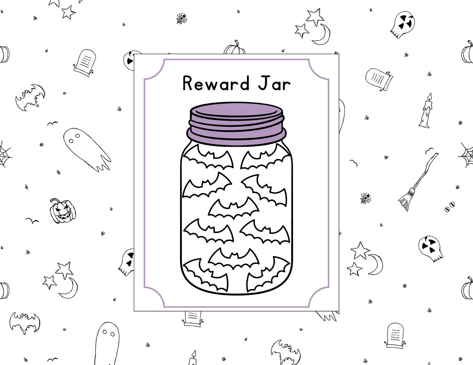 Kids Reward Jar Printable, Kids Reward Chart, Toddler Reward Jar ...