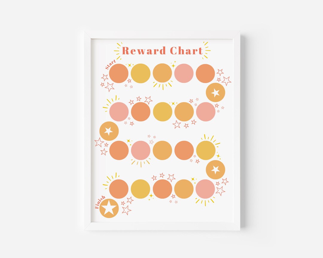 Kids Printable Reward Chart, Kids Behavior Chart, Toddler Reward Chart ...