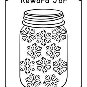 Kids Reward Jar Printable, Kids Reward Chart, Toddler Reward Jar ...