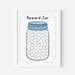 50 Marbles Kids Printable Reward Jar, Kids Reward Chart, Marble Jar ...