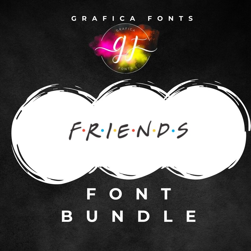 Friends Font - Etsy