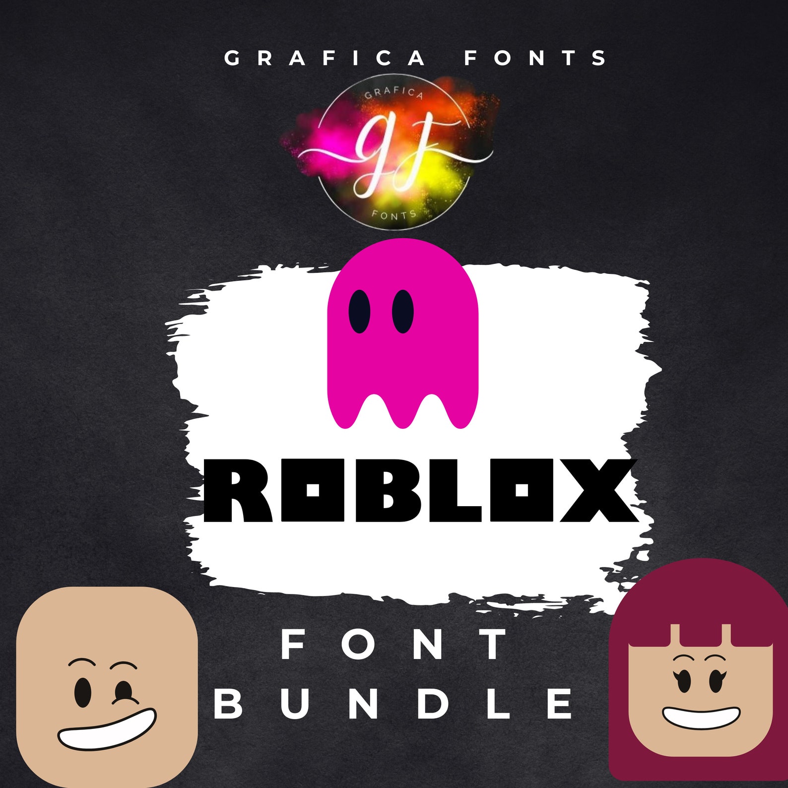 Roblox Font .TTF Format Letters, Numbers, Symbols Instant Digital ...