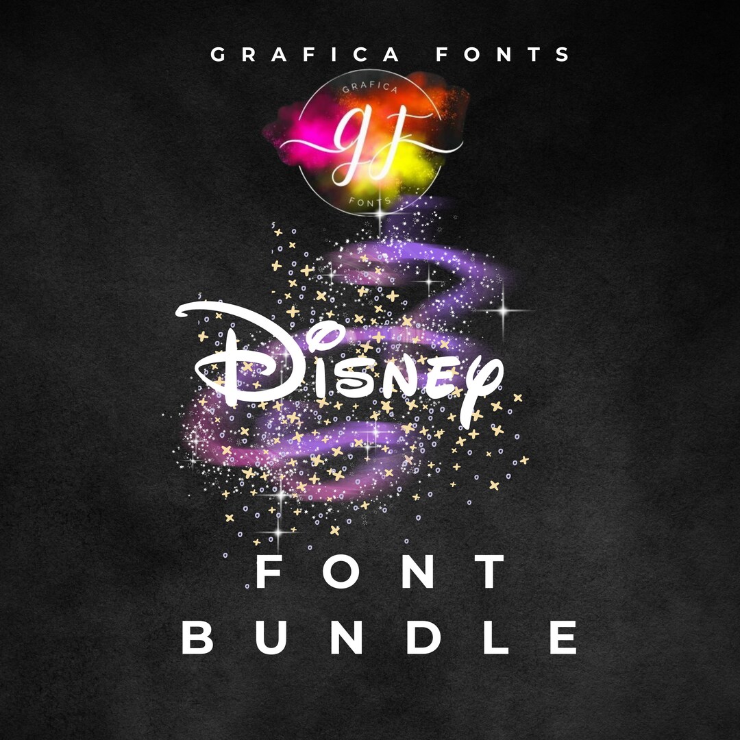 Walt Font Digital Images SVG Cut File PNG Cricut Cutting Files Park ...