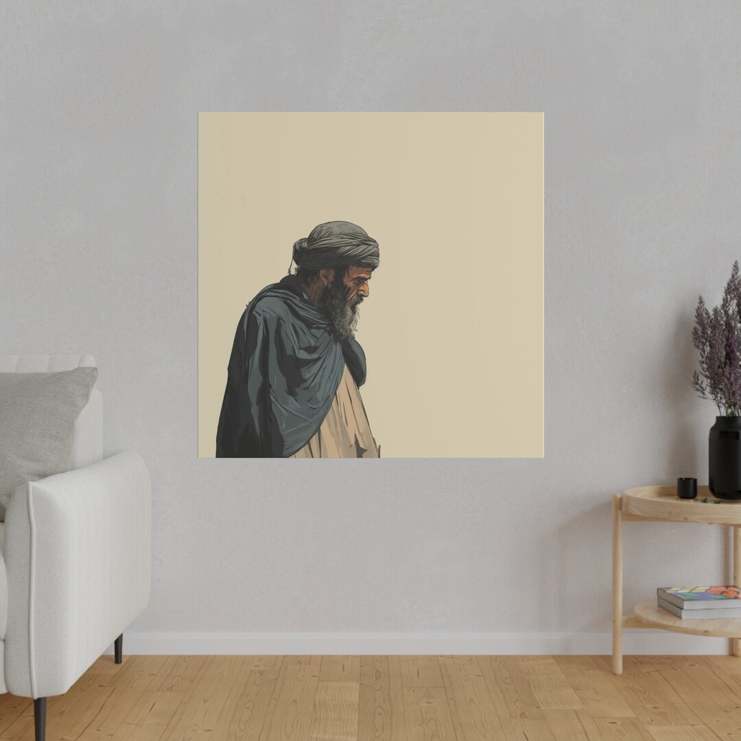 Majestic Desert Wanderer Portrait Timeless Artistry for Home Decor - Etsy