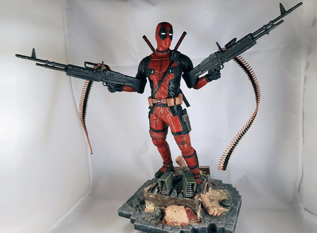 DEADPOOL Stl File, Superhero, 3d Printing, Digital Files, Comics ...