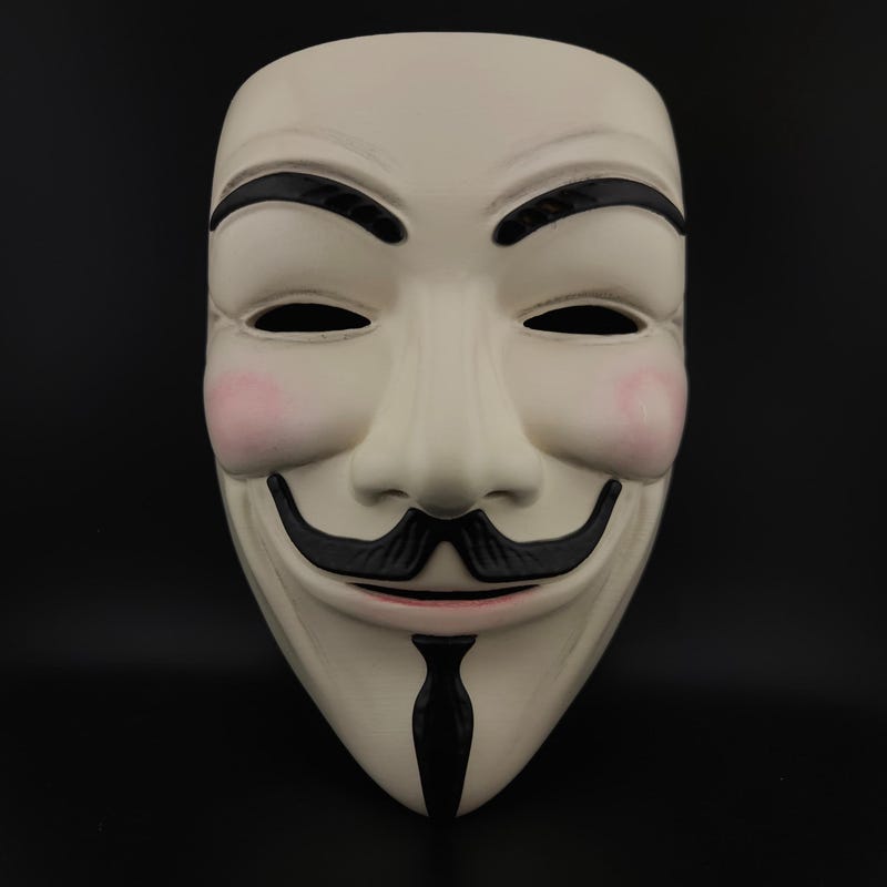 V for Vendetta Mask - Etsy