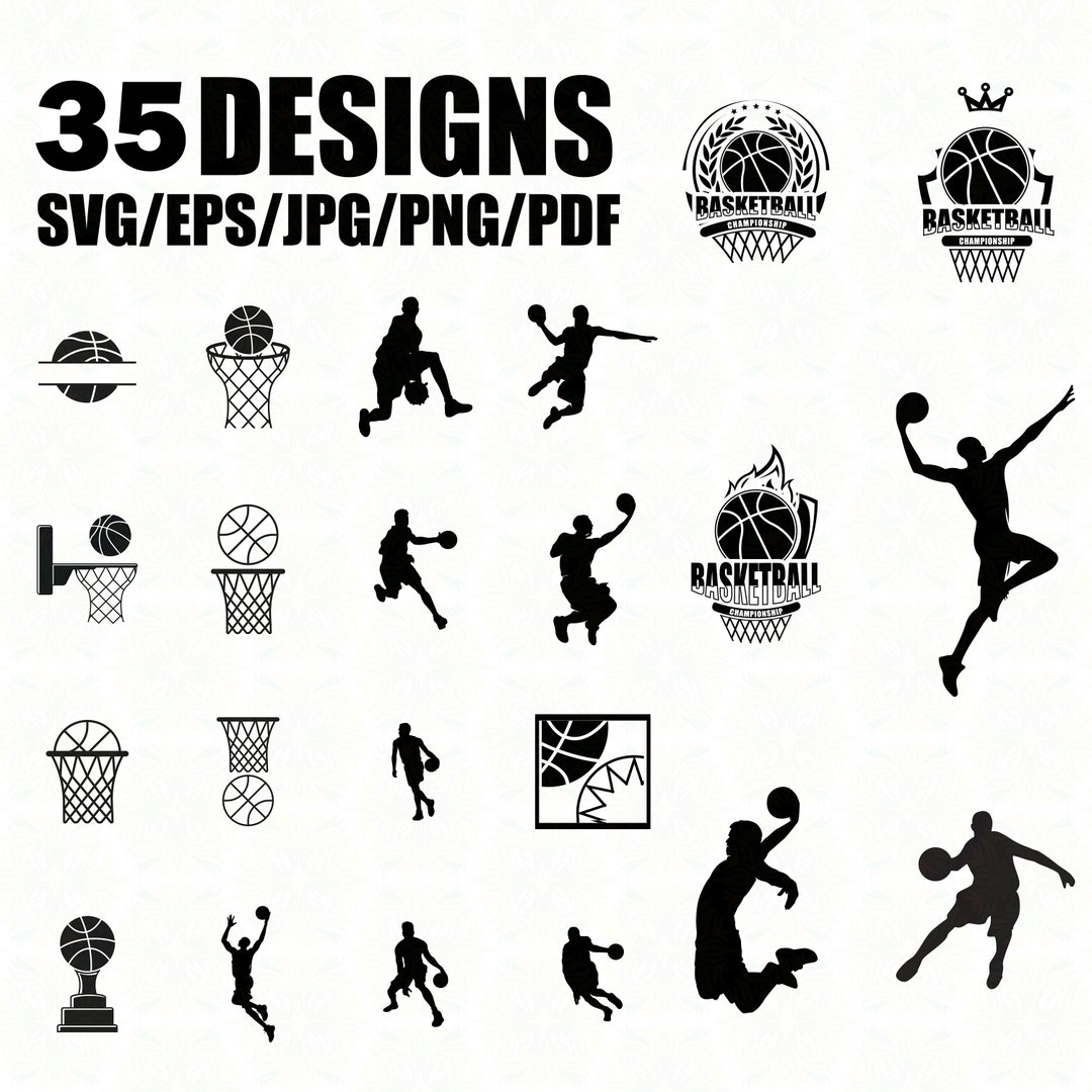 Baloncesto Svg, Imágenes Prediseñadas de baloncesto, Monograma de ...