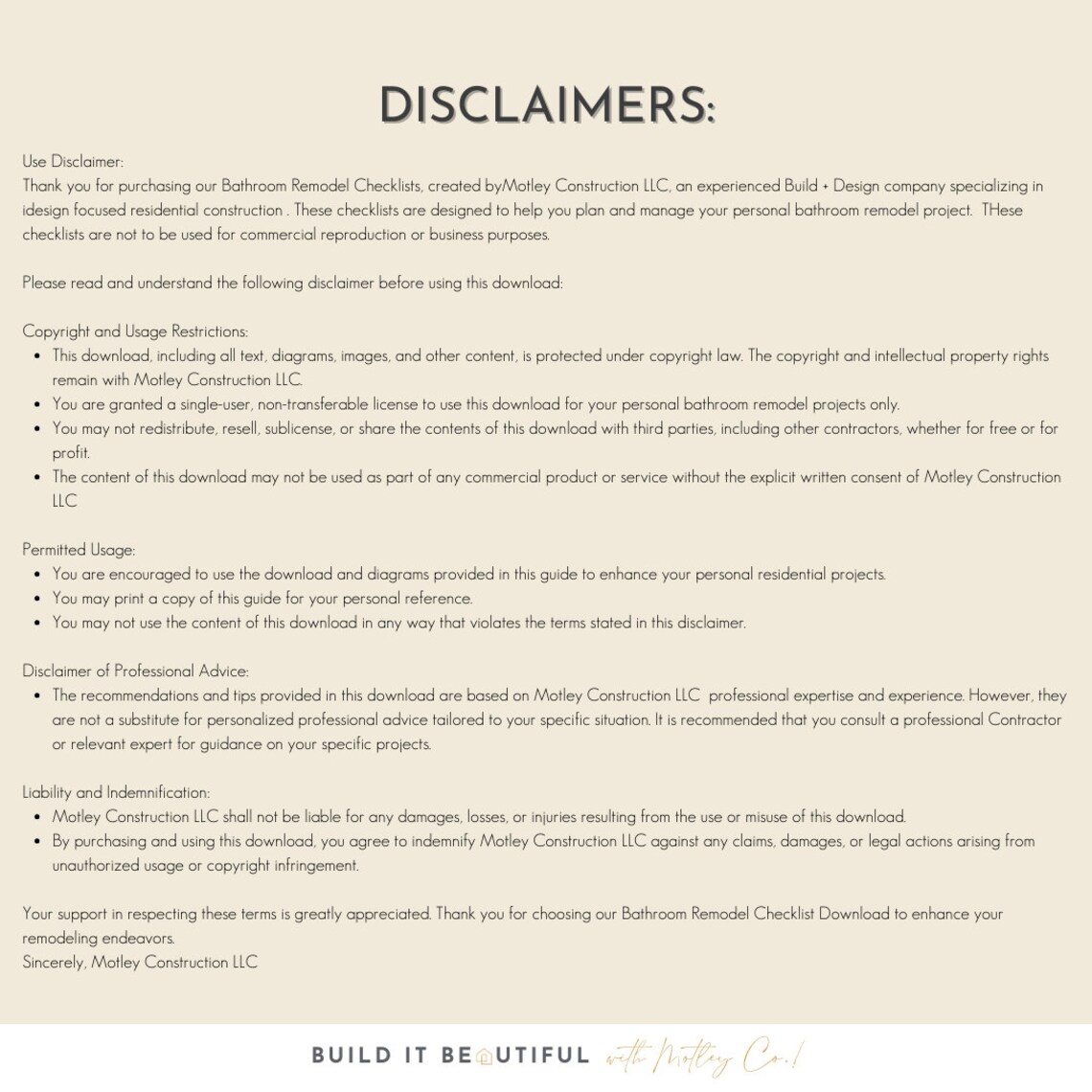 Bathroom Renovation Checklist, Bathroom Remodel Check List, Bathroom ...