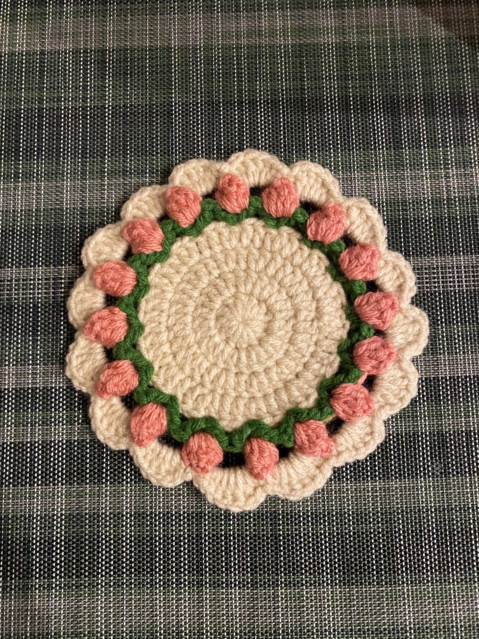Tulip Coaster Crochet PATTERN ONLY + Video Tutorials! - Etsy