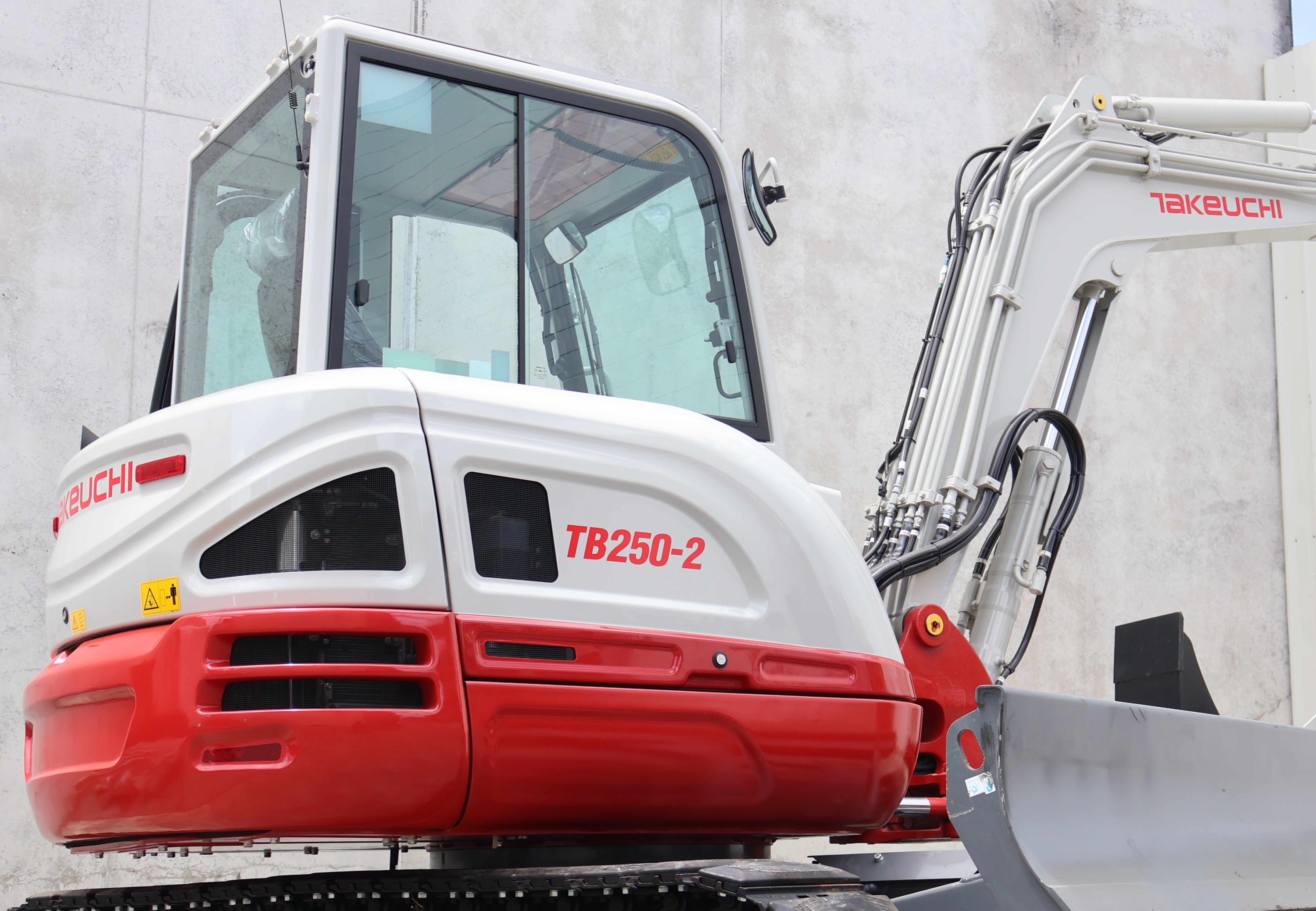 SVG Takeuchi TB250-2/TB250 Excavator | Digger Decal | Sticker Vector ...