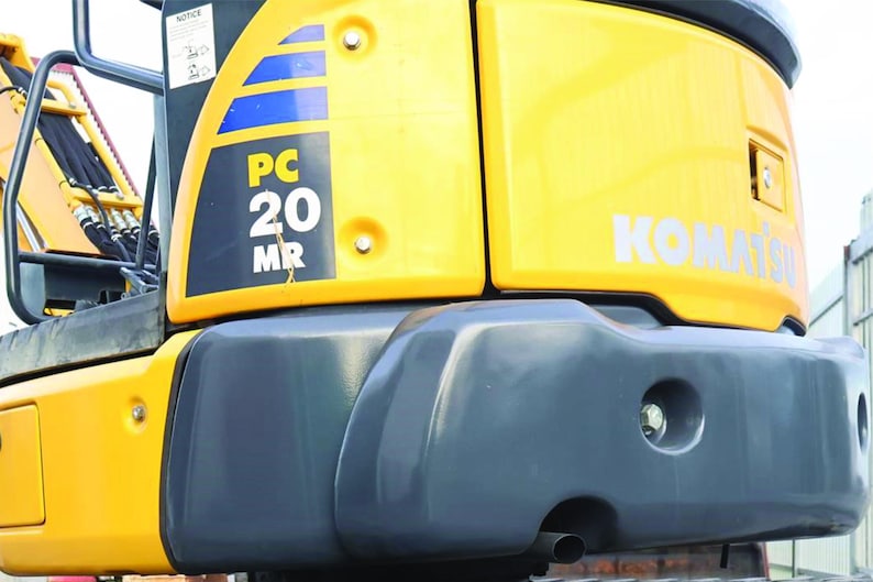 SVG Komatsu PC20MR-3/PC20 Excavator | Digger Decal | Sticker Vector ...