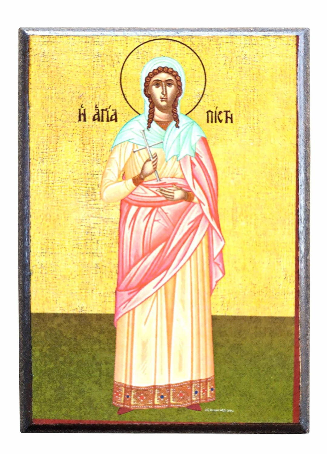 Saint Faith, Daughter of Saint Sophia, Byzantine Icon, Orthodox Icon ...