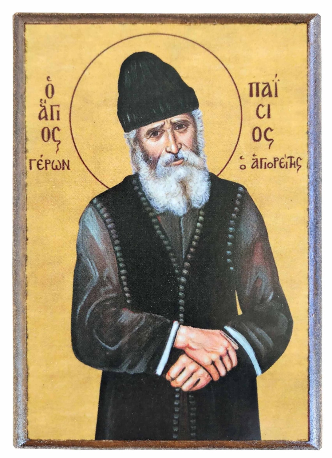 Saint Paisios of the Holy Mountain Athos, Byzantine Icon, Orthodox Icon ...