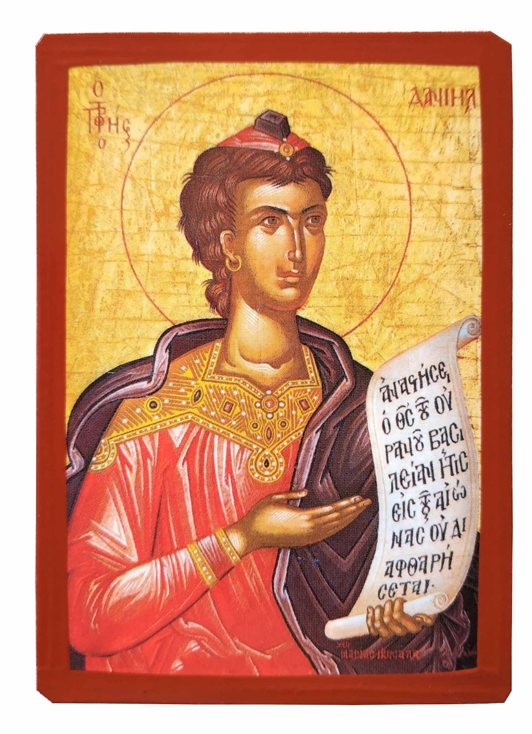 Holy Prophet Daniel, Byzantine Icon, Orthodox Icon, Handmade Icon - Etsy
