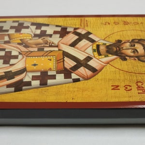Saint Bessarion, Archbishop of Larisa, Greece, Byzantine Icon, Orthodox ...