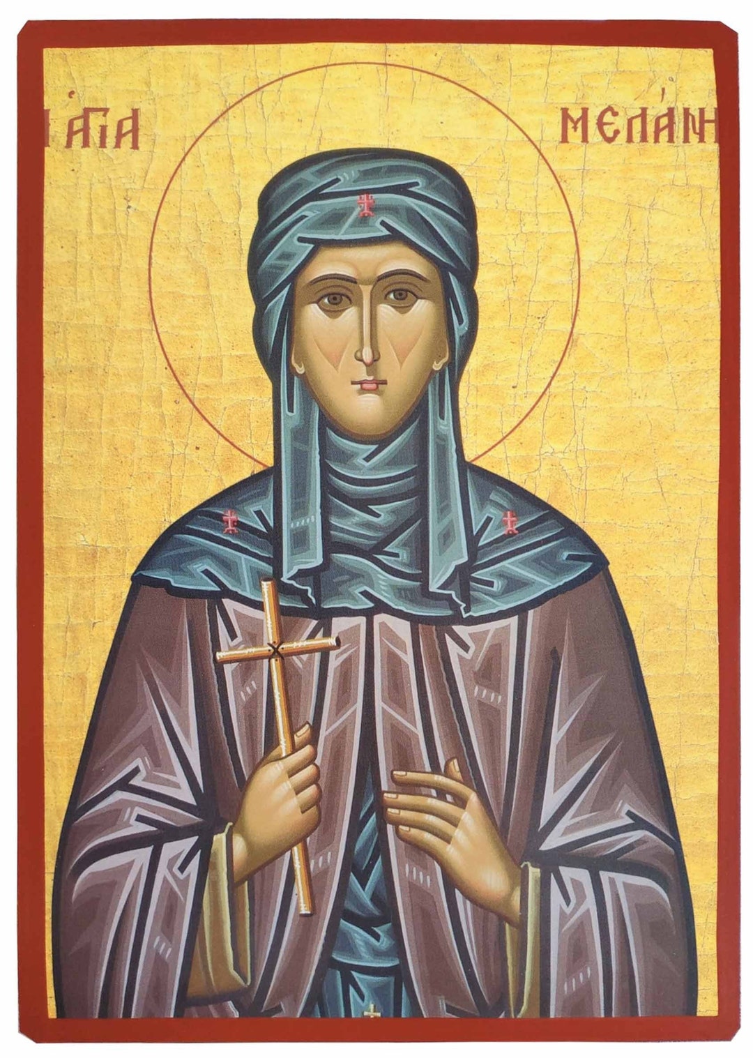 Saint Melania the Younger, Nun, of Rome, Byzantine Icon, Orthodox Icon ...