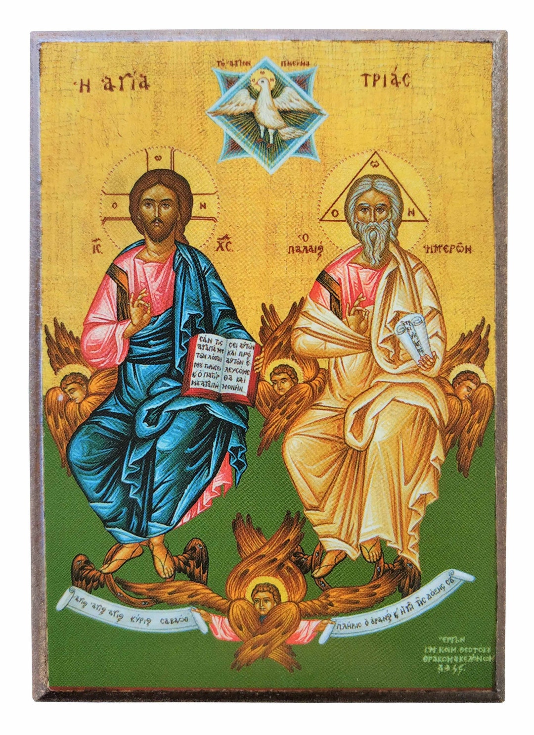 Holy Trinity, Byzantine Icon, Orthodox Icon, Handmade Icon - Etsy