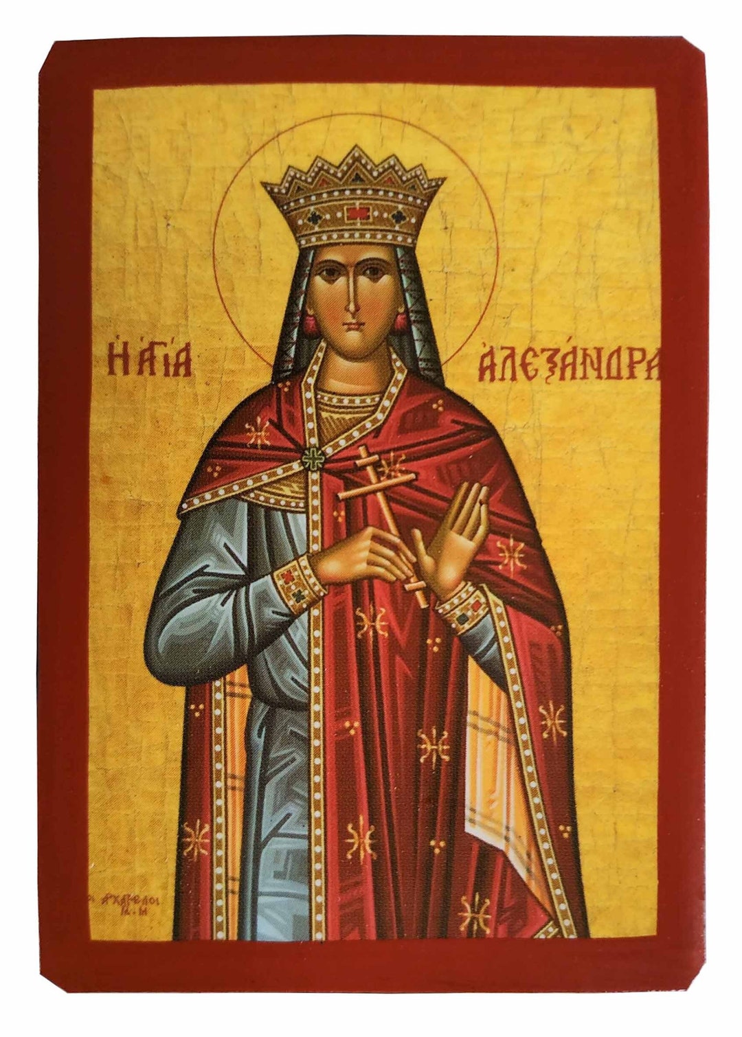 Saint Alexandra, Martyr, the Empress, Wife of Diocletian, Byzantine ...