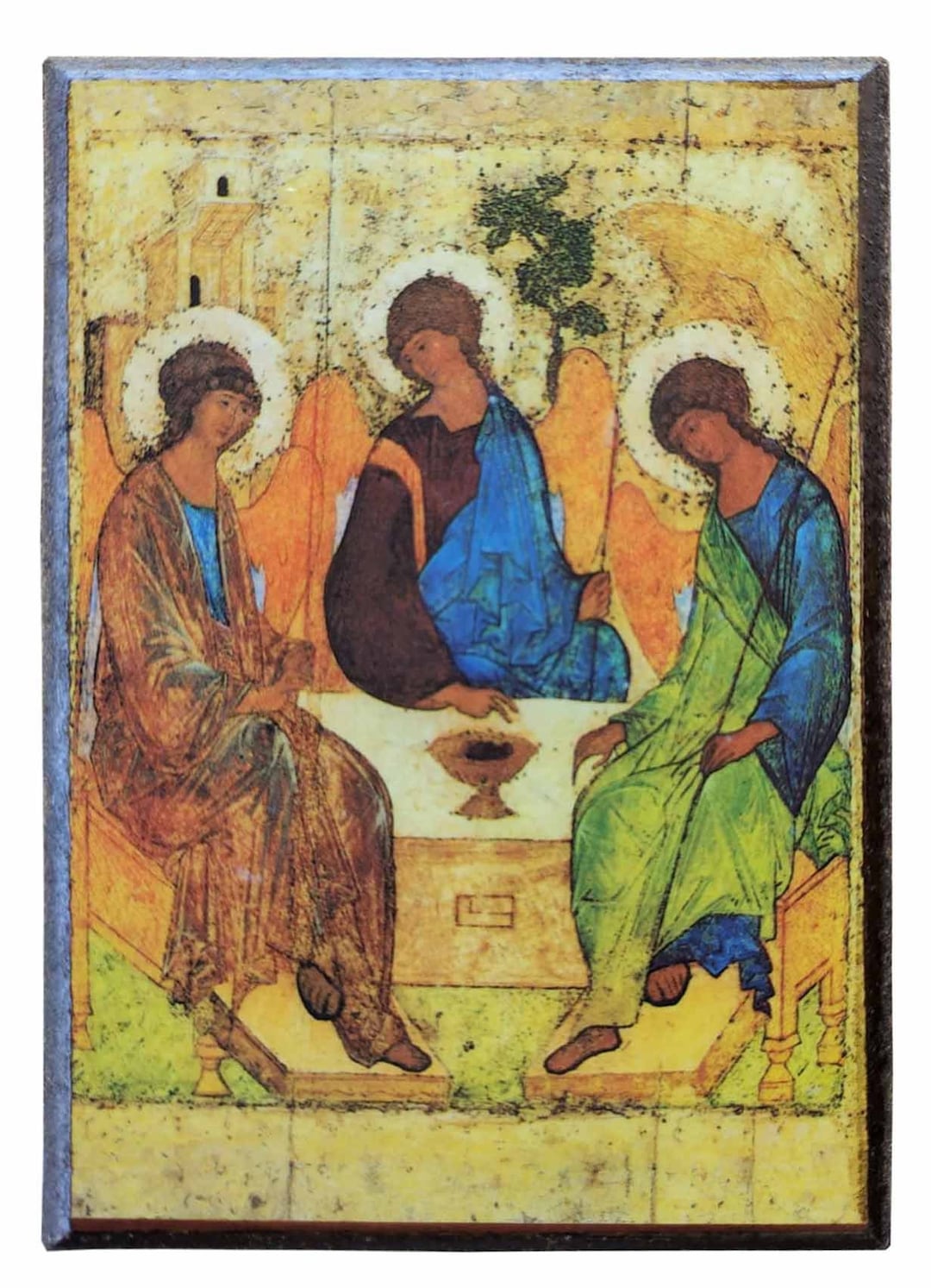 Holy Trinity (three Angels, From the Hospitality of Abraham), Byzantine ...