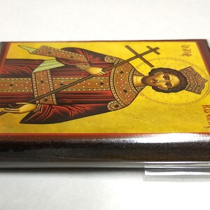 Saint Constantine the Great, Byzantine Icon, Orthodox Icon, Handmade ...