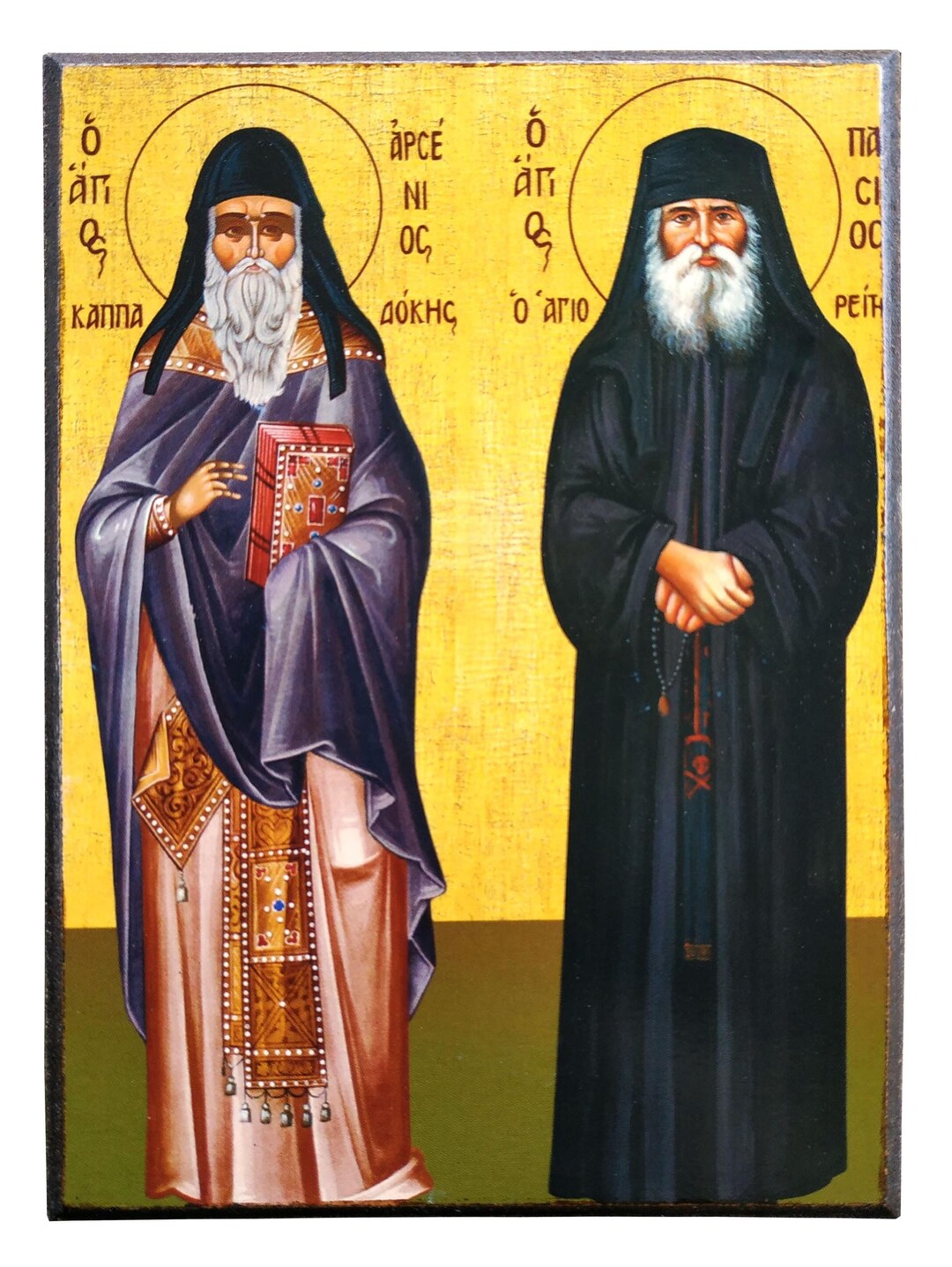 Saint Arsenius of Cappadocia and Saint Paisios of Mount Athos, Full ...