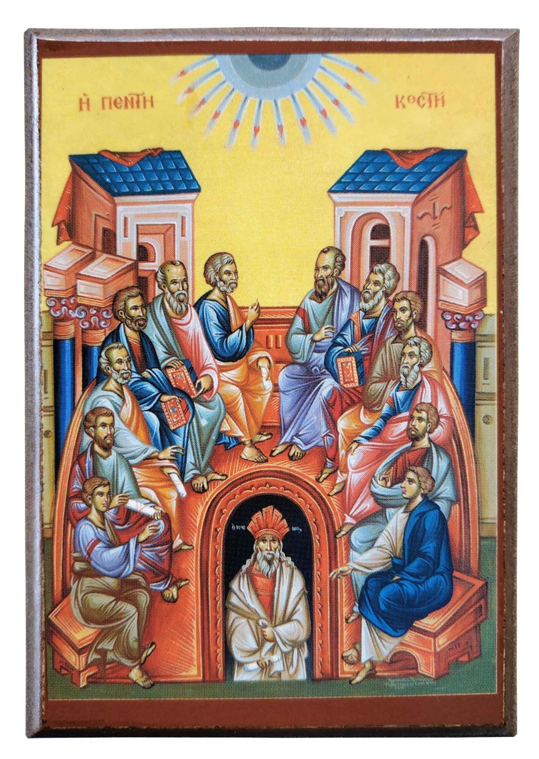 Pentecost, Byzantine Icon, Orthodox Icon, Handmade Icon - Etsy