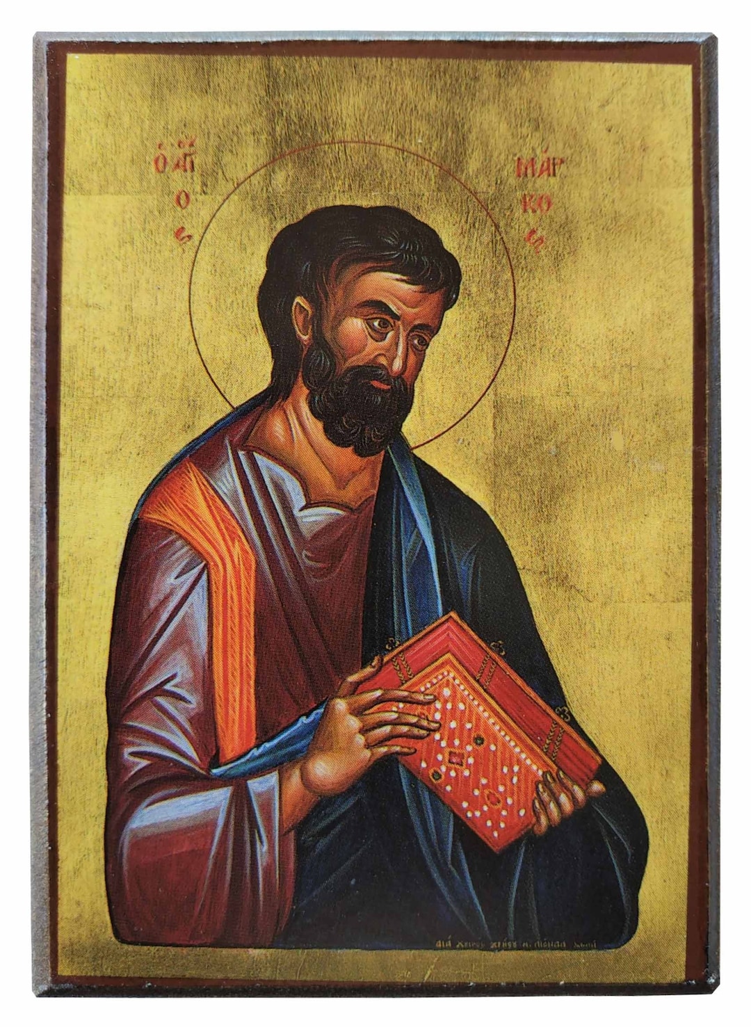 Apostle and Evangelist Saint Mark, Byzantine Icon, Orthodox Icon, Handmade Icon - Etsy