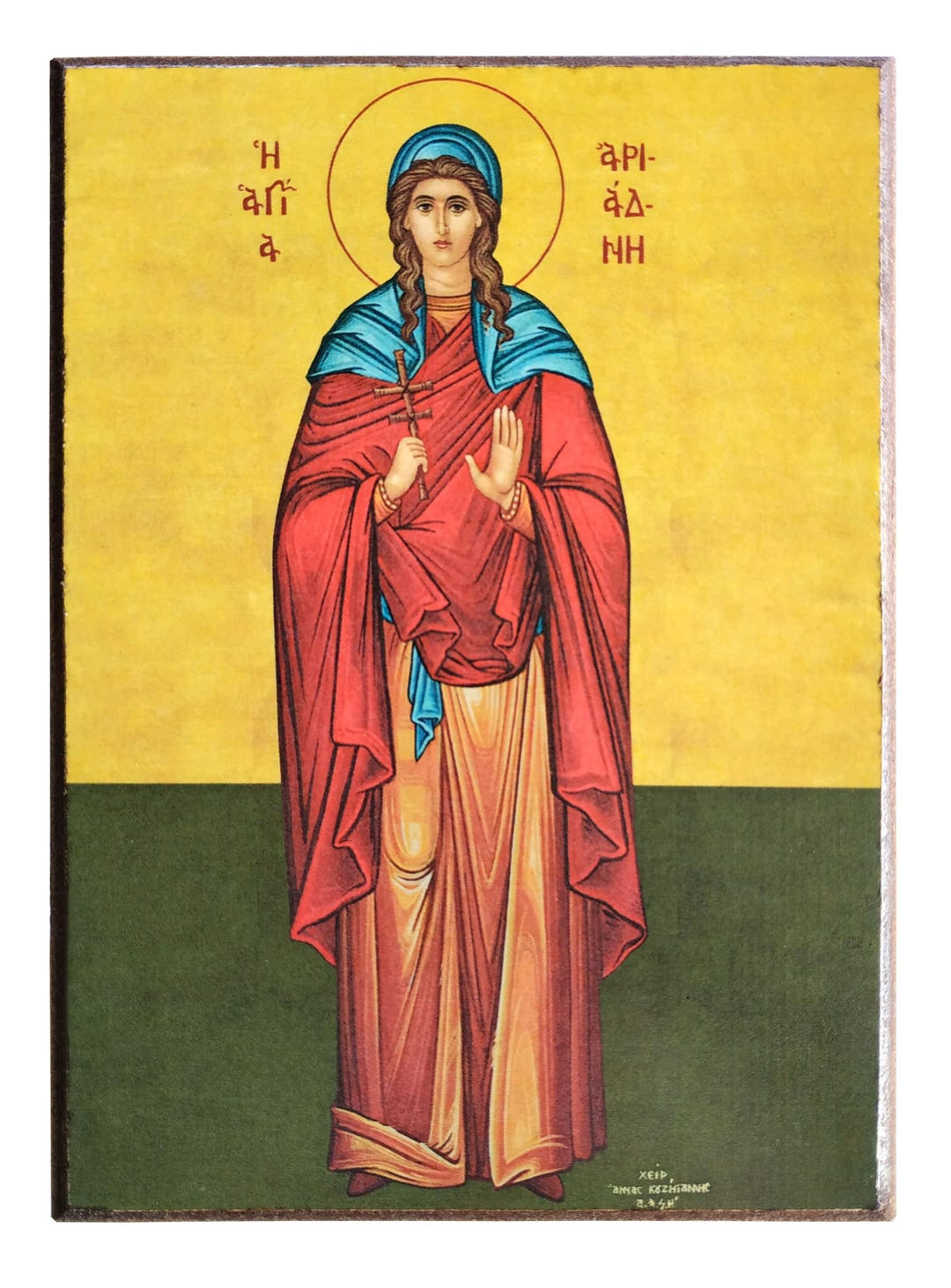 Saint Ariadne, Full Body, Byzantine Icon, Orthodox Icon, Handmade Icon ...