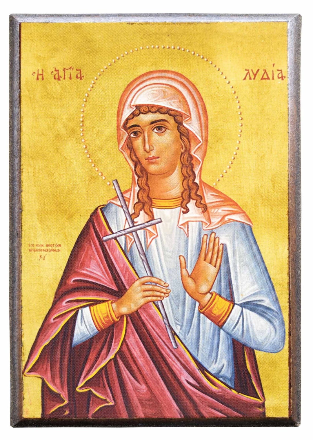 Saint Lydia, Martyr, Byzantine Icon, Orthodox Icon, Handmade Icon - Etsy