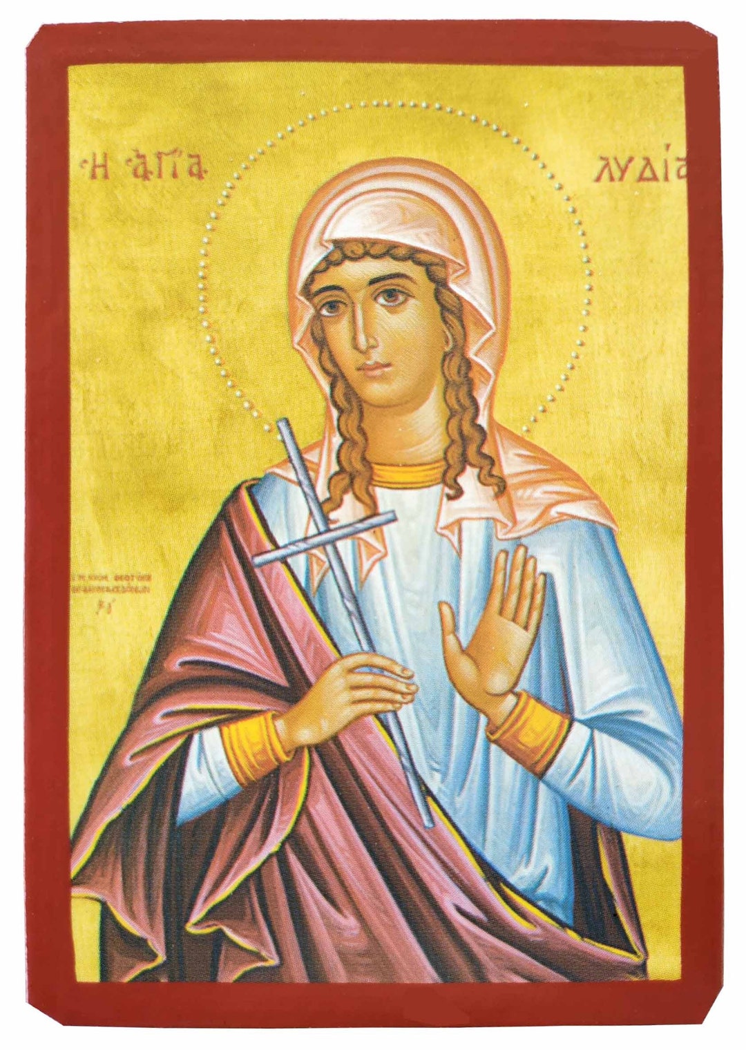Saint Lydia, Martyr, Byzantine Icon, Orthodox Icon, Handmade Icon - Etsy