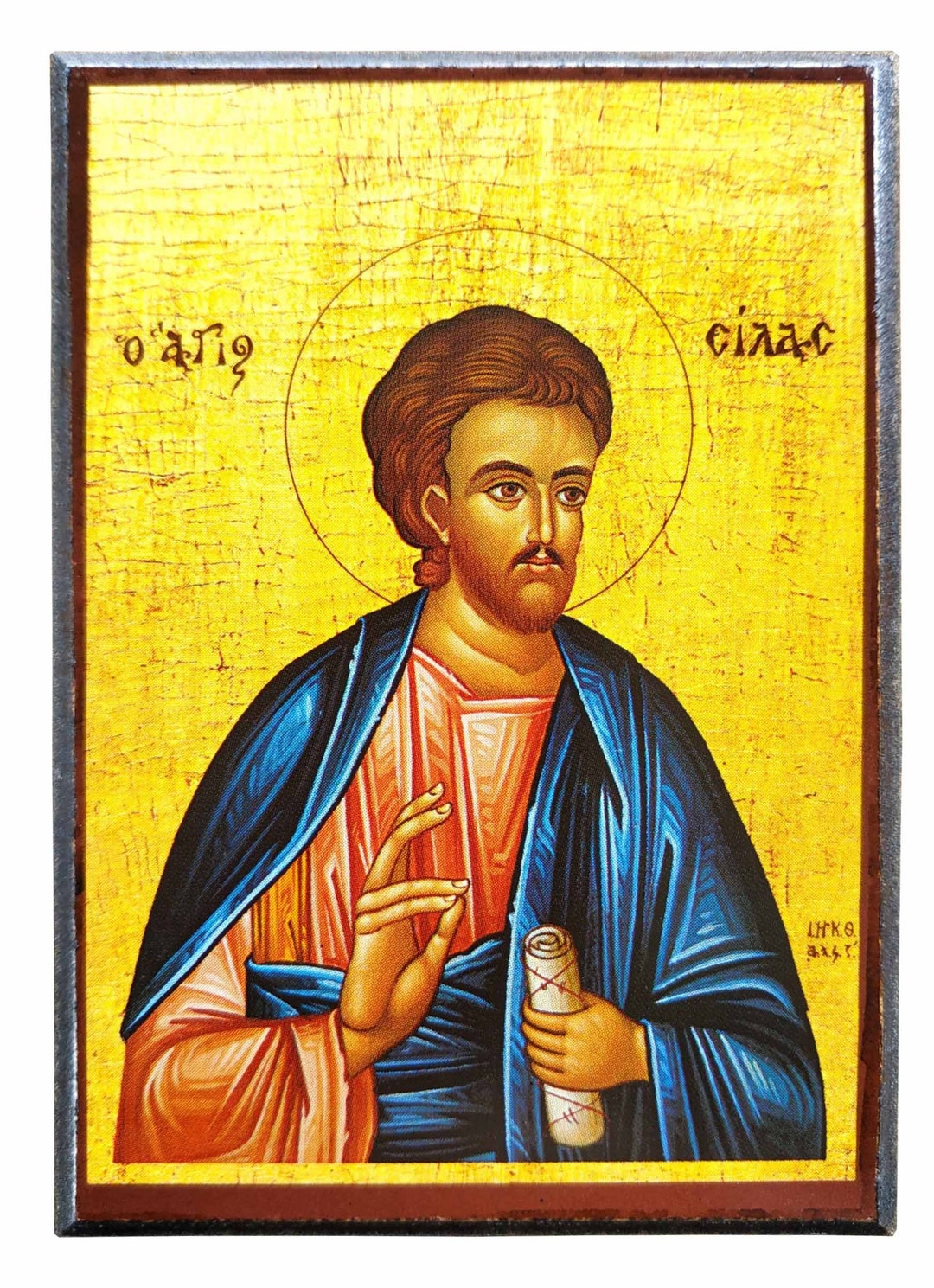 Saint Silas the Apostle, Byzantine Icon, Orthodox Icon, Handmade Icon ...