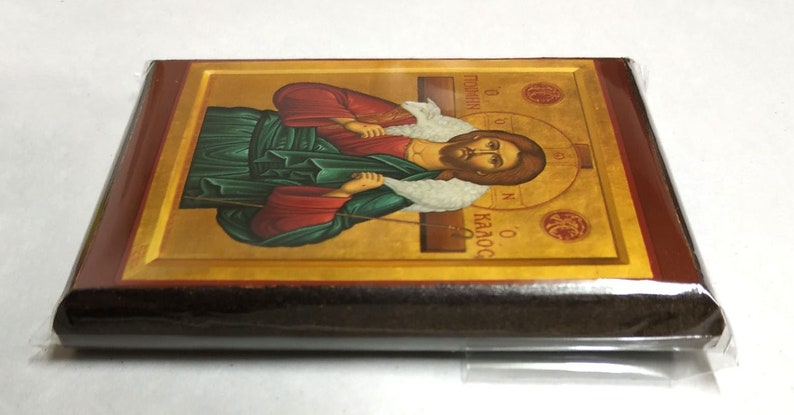 Christ, the Good Shepherd, Byzantine Icon, Orthodox Icon, Handmade Icon ...