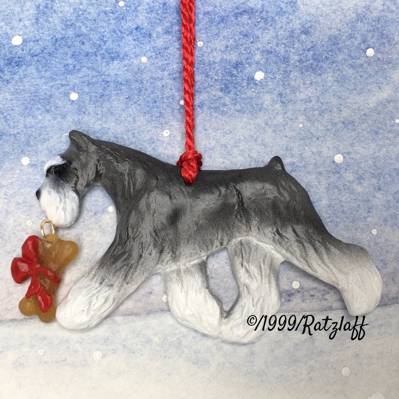Schnauzer Ornament - Etsy