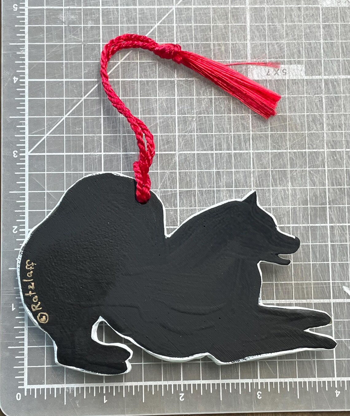 Samoyed Play Bow. Christmas/holiday Dog Breed Ornament. Handcrafted for ...