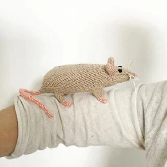 Rat Knitting Pattern, Mouse Knitting Pattern, Toy Knitting Pattern, PDF ...