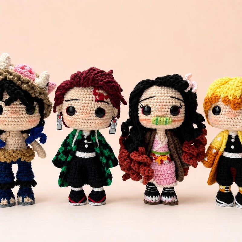 Tanjiro Crochet Pattern - Etsy